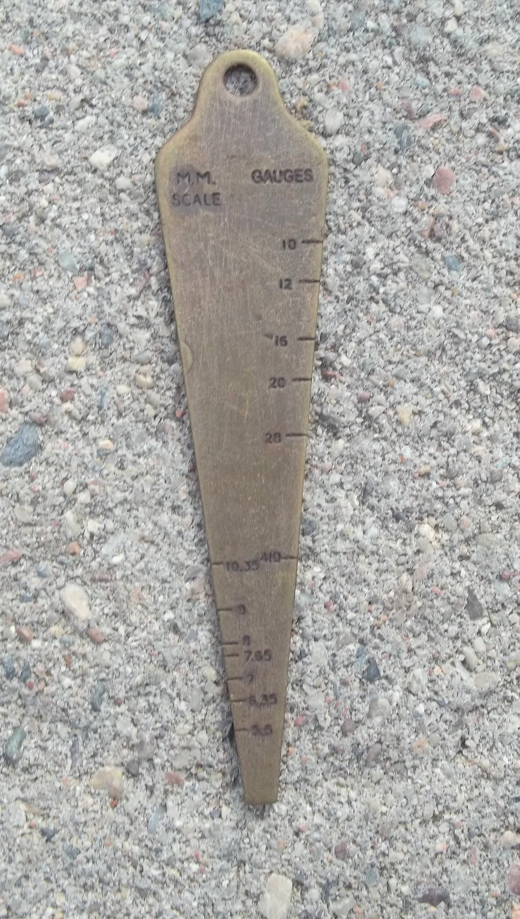 Brass Colt Gunsmith Tool Gun Barrel Bore Gauge for Rifles Pistols ...