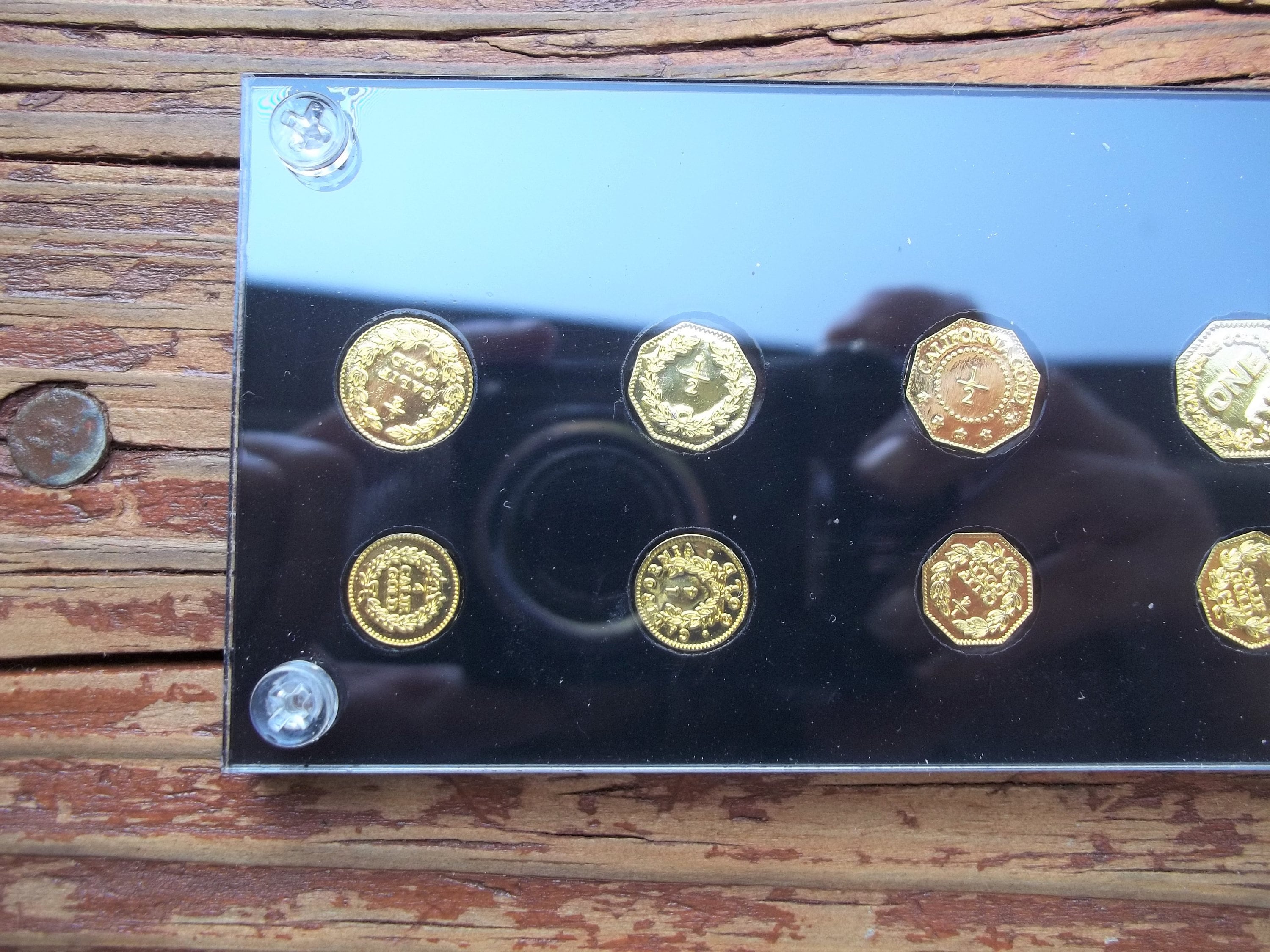 Souvenir California Gold Tokens Uncirculated Type Set 10 Tokens Coins ...