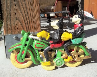 Mickey on a Motorcycle - Etsy