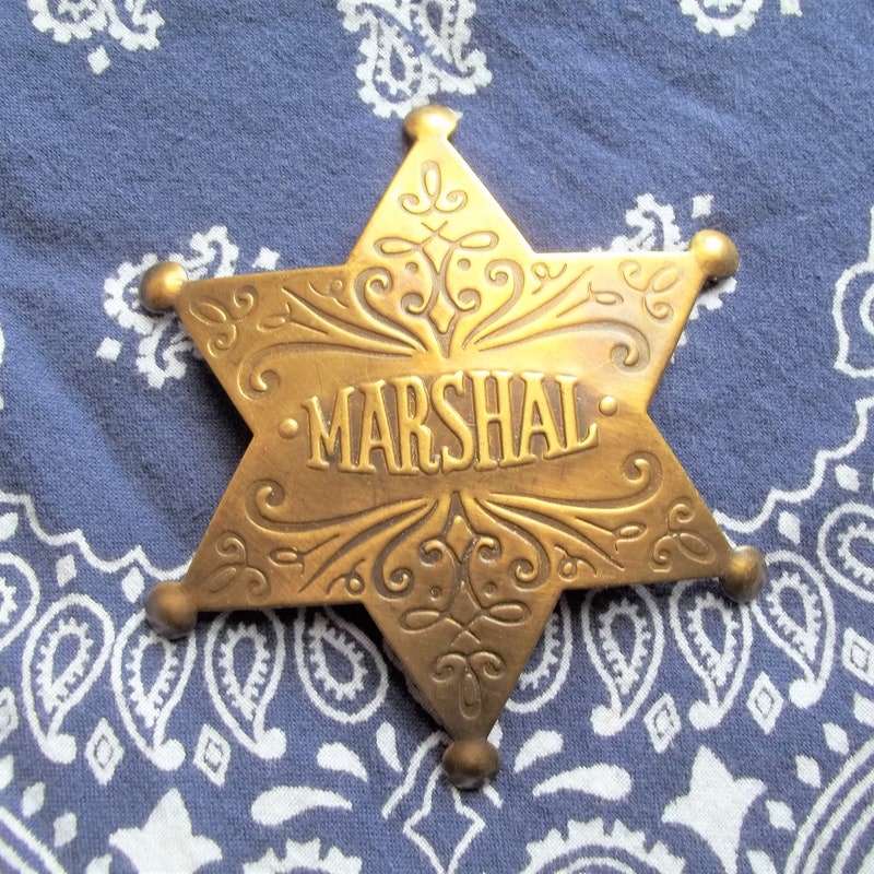 Marshal Badge - Etsy