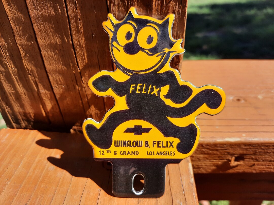 Vintage Style Porcelain Felix Chevrolet Winslow B. Felix - Etsy