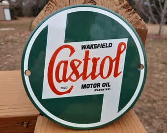 Castrol Vintage Sign - Etsy