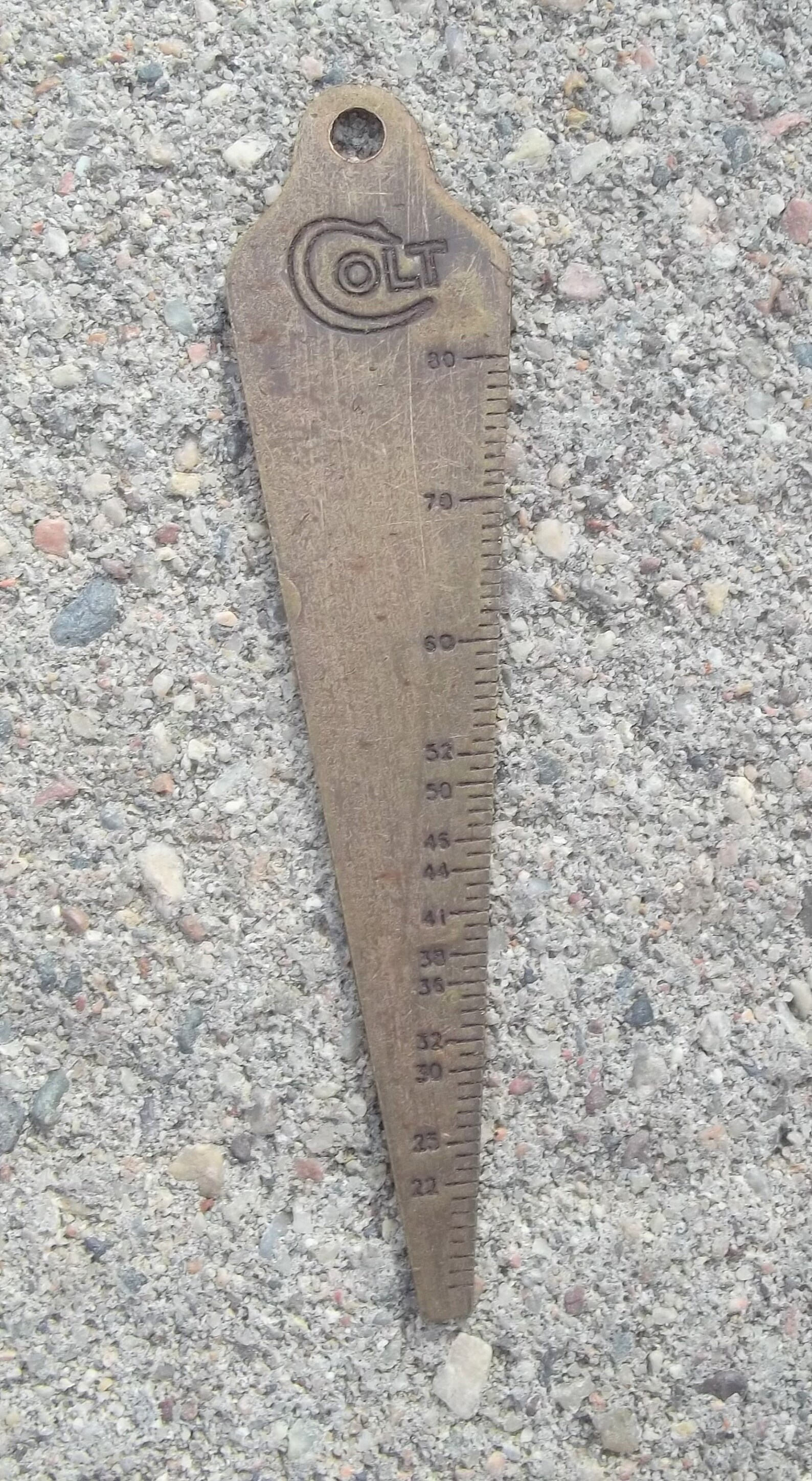 Brass Colt Gunsmith Tool Gun Barrel Bore Gauge for Rifles Pistols ...