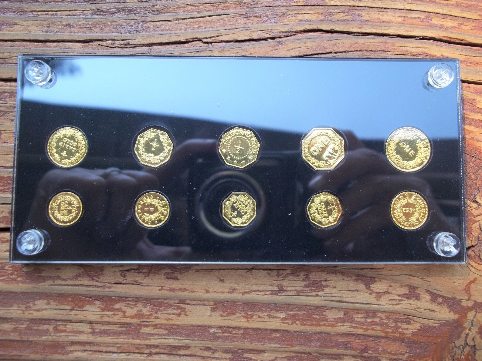 Souvenir California Gold Tokens Uncirculated Type Set 10 - Etsy