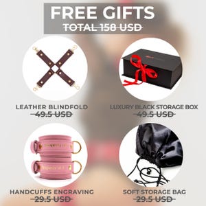 Lockable Bondage Restraint Sets With Buckles and Locks, Lockable ...