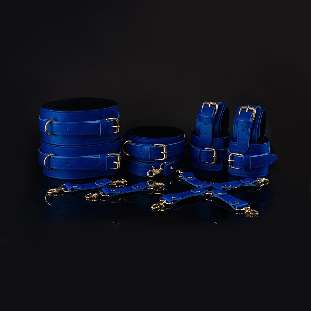 Luxury Bondage Set 2in1 to Set 5in1 | Handmade Italian Leather ...