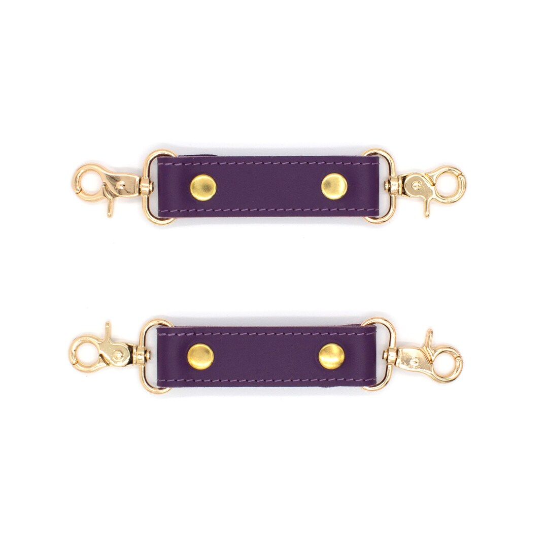 BDSM Bondage 2 Pieces Short Connectors, Handcuffs to Ankle Cuffs to ...