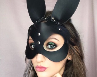 Sexy Leather Mask - Etsy