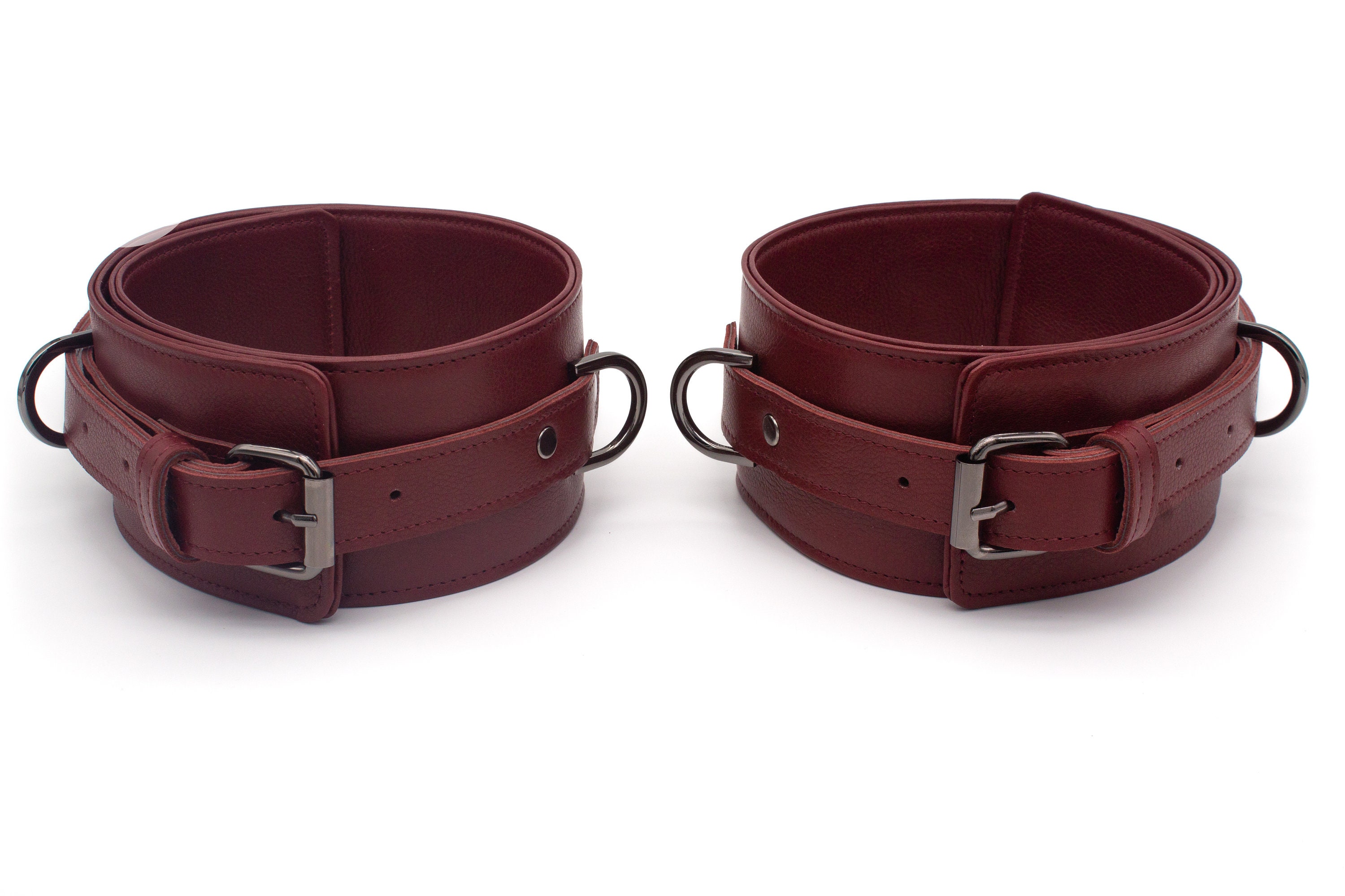 Thigh Cuffs for Submissive Adjustable Restraints Thigh Cuffs | Etsy