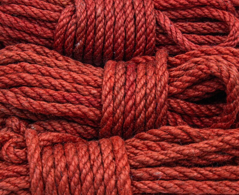 Shibari Bondage 4 Ropes BDSM Jute Rope Kinbaku Rope Play for | Etsy