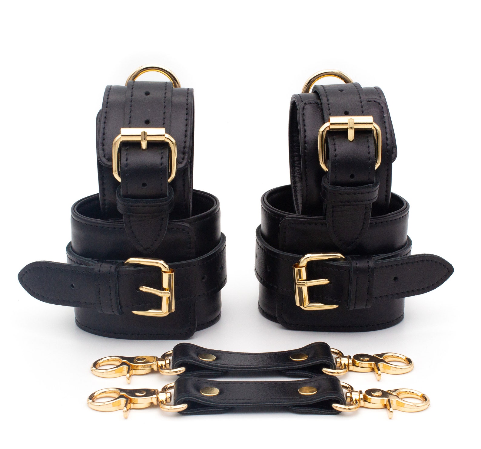 Leather Restraints Handcuffs for Couples Adjustable Wrist | Etsy