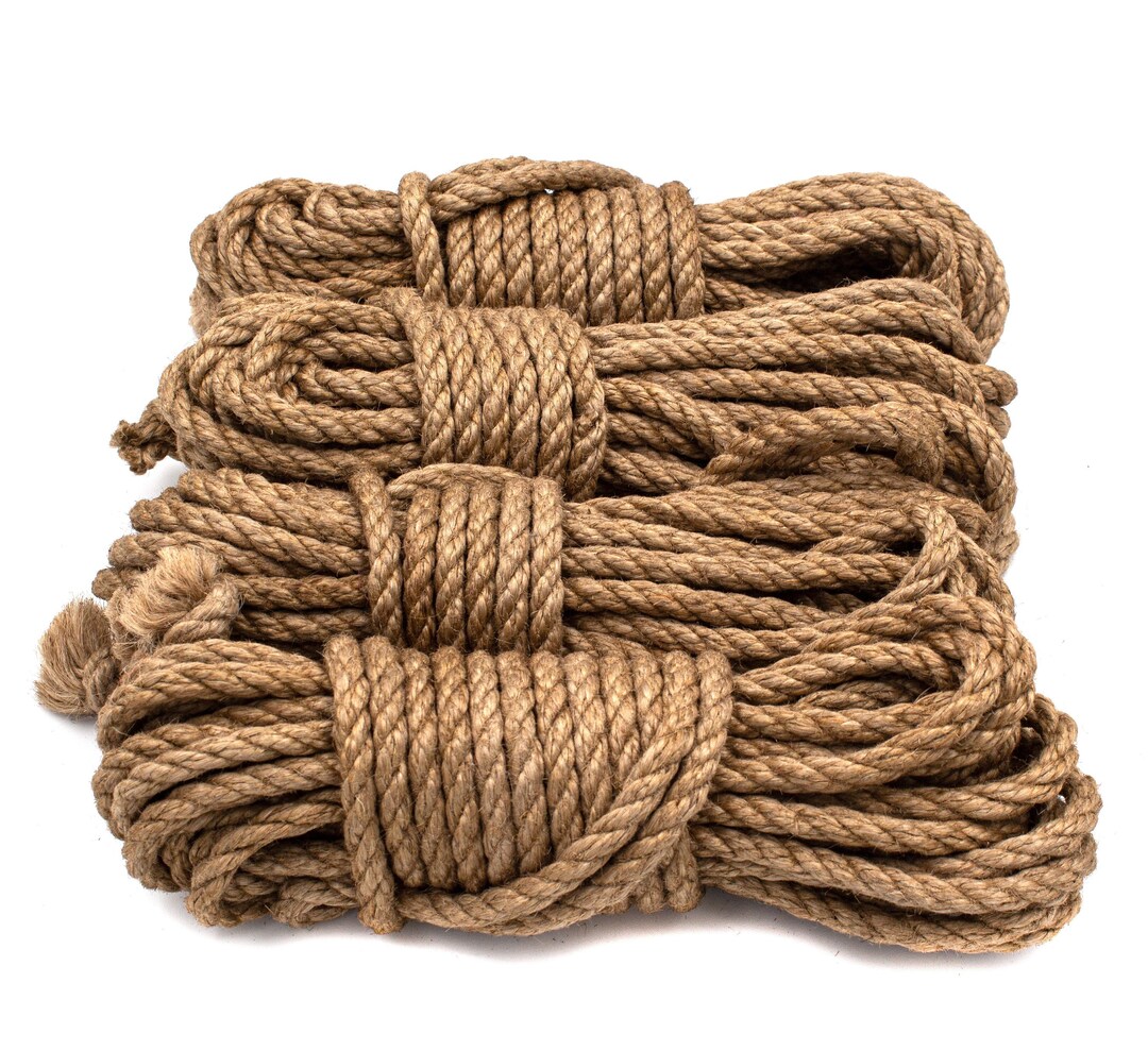 Shibari Bondage 4 Ropes, BDSM Jute Rope, Kinbaku Rope Play for ...