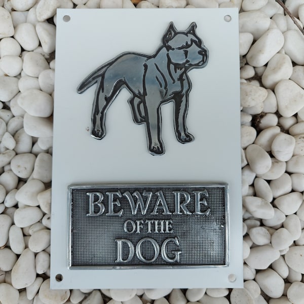 Pit Bull Welcome Sign - Etsy