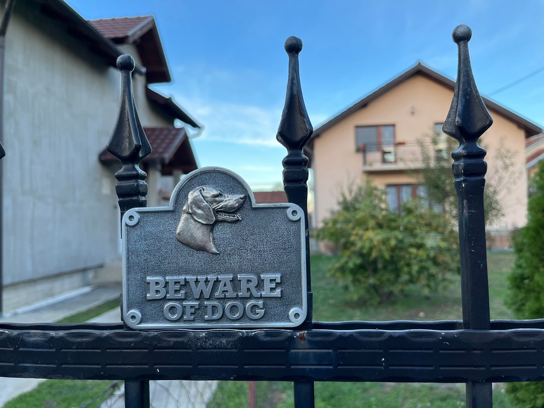 Beware Beagle Dog Plate,beware of the Dog Sign,beagle Dog Full Metal ...