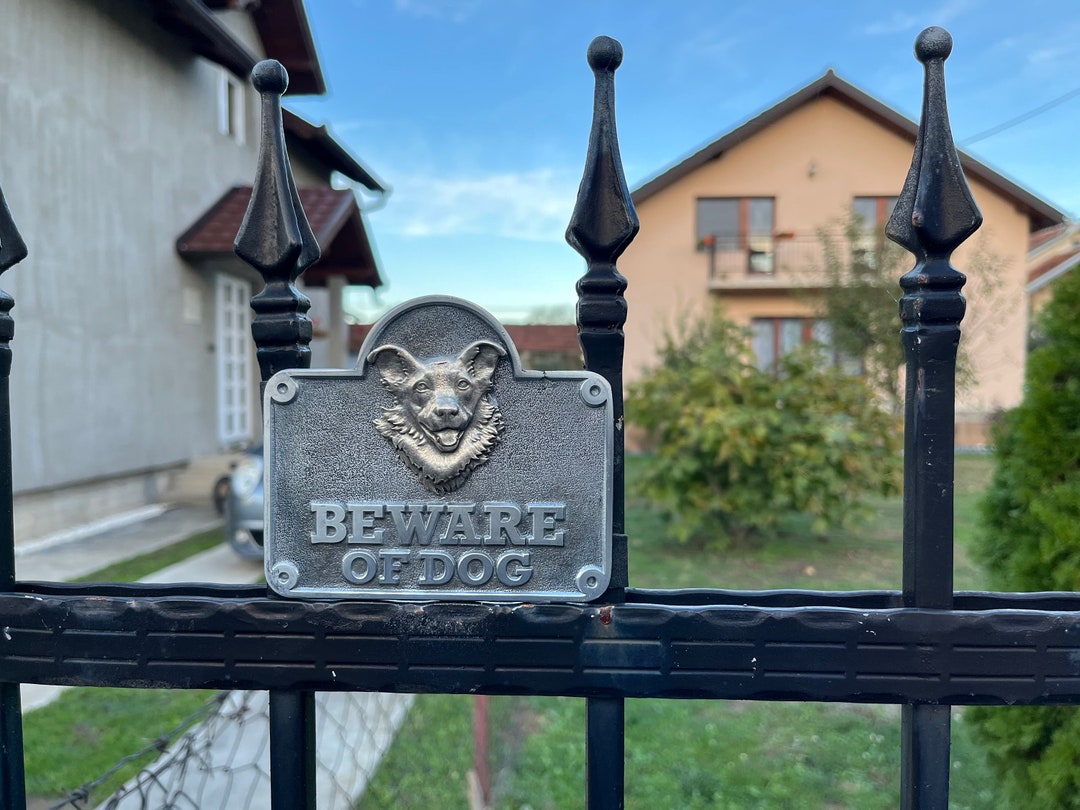 Beware Border Collie Dog Plate,beware of the Dog Sign,border Collie Dog ...