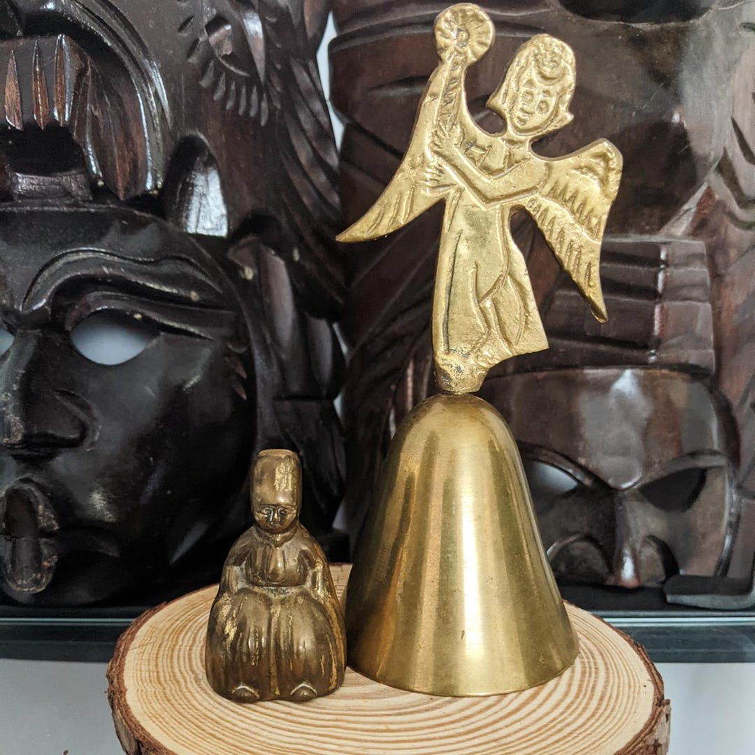 Vintage Brass Bells - Witchy Dark Academia Goth Wedding Altar Decor ...