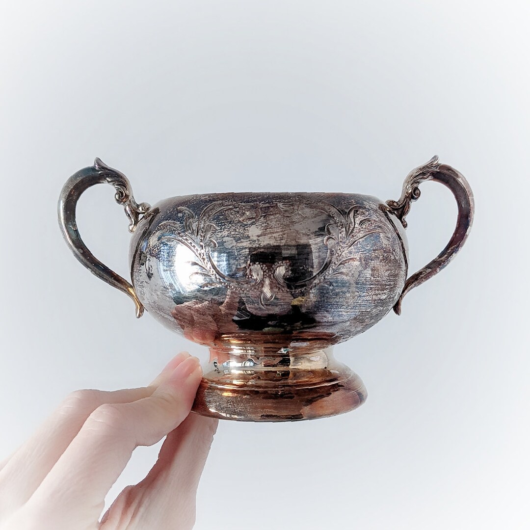 Vintage LG Silver Plated Mini Cauldron-style Sugar Dish Altar Decor ...