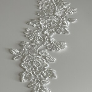 Lace Applique White Embroidered Applique Sewing Lace Sewing Applique ...