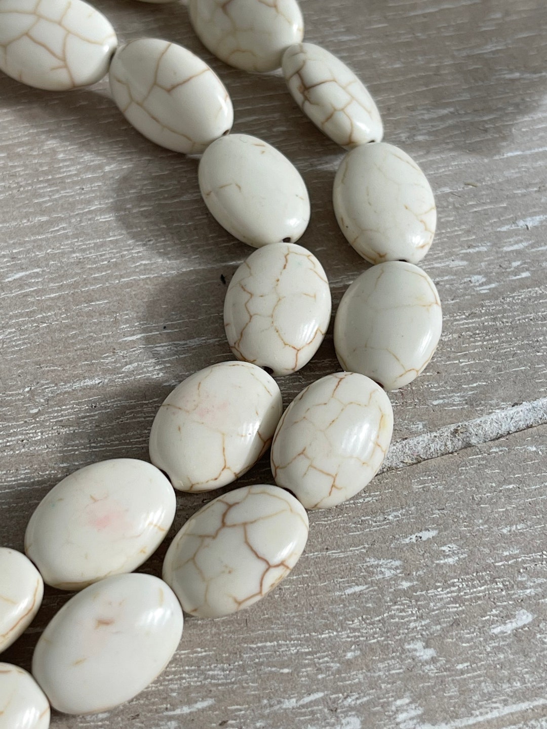 Strand of Turquoise Natural Pearls, Set of 24 Turquoise Pearls ...