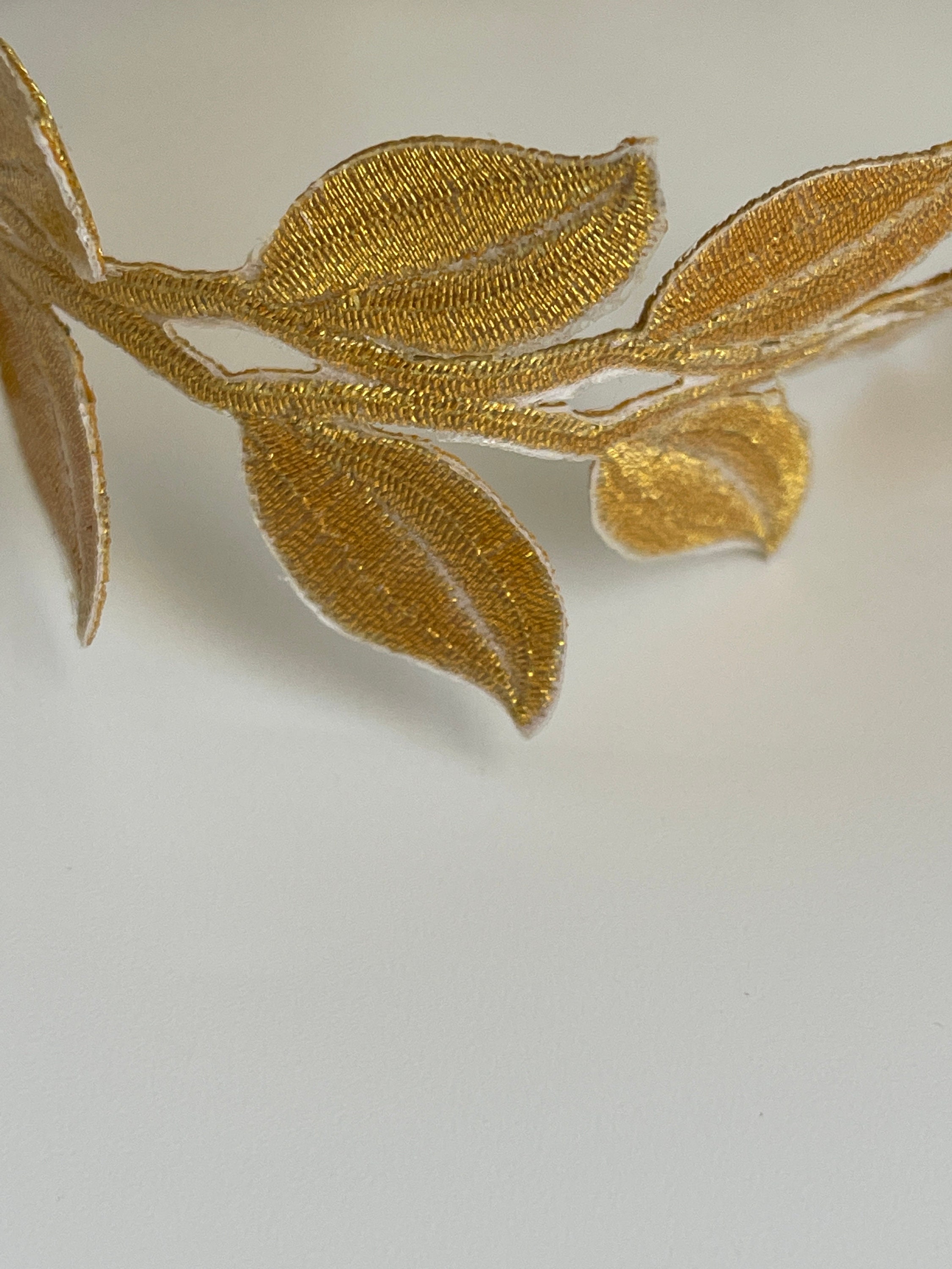Gold Braided Iron-on Ribbon, Decorative Braided Pattern Ribbon, 35 Mm ...