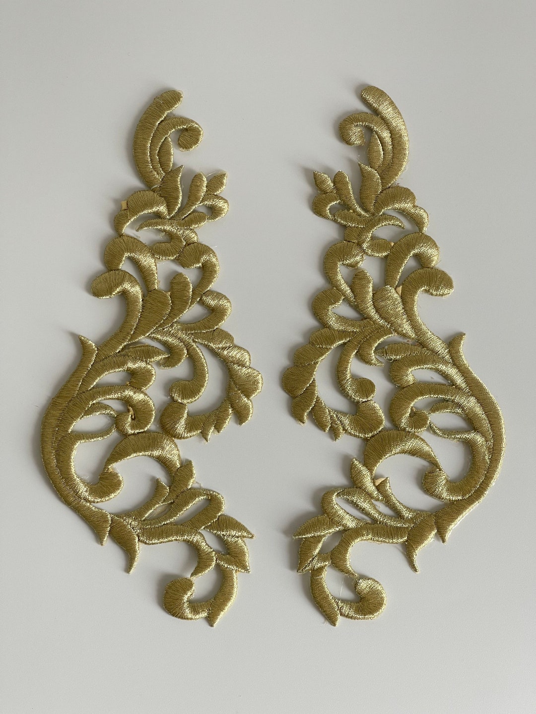 Gold Embossed Appliques Gold Double Gold Appliques Appliques to ...