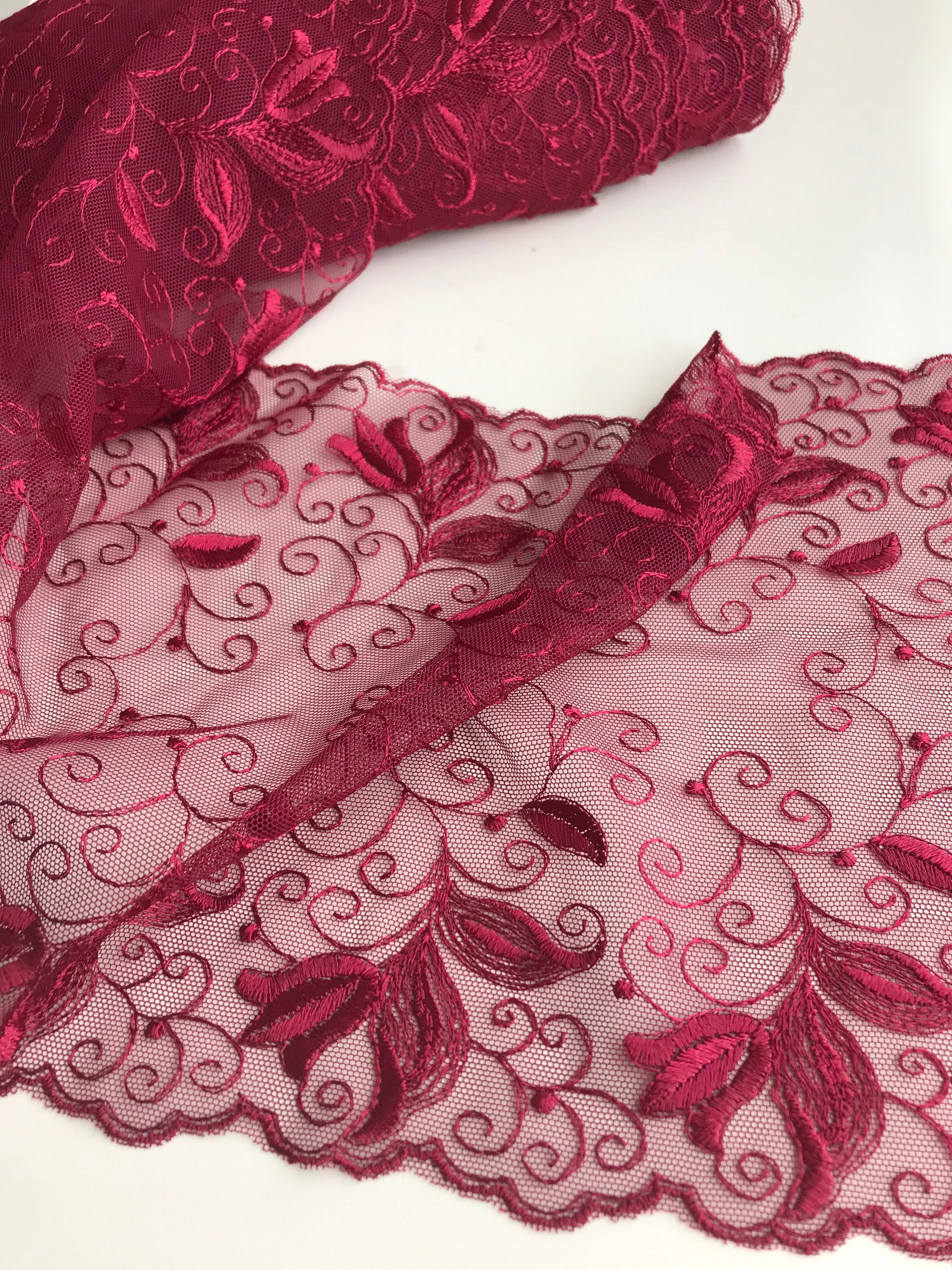 Embroidered Lace Border - Etsy