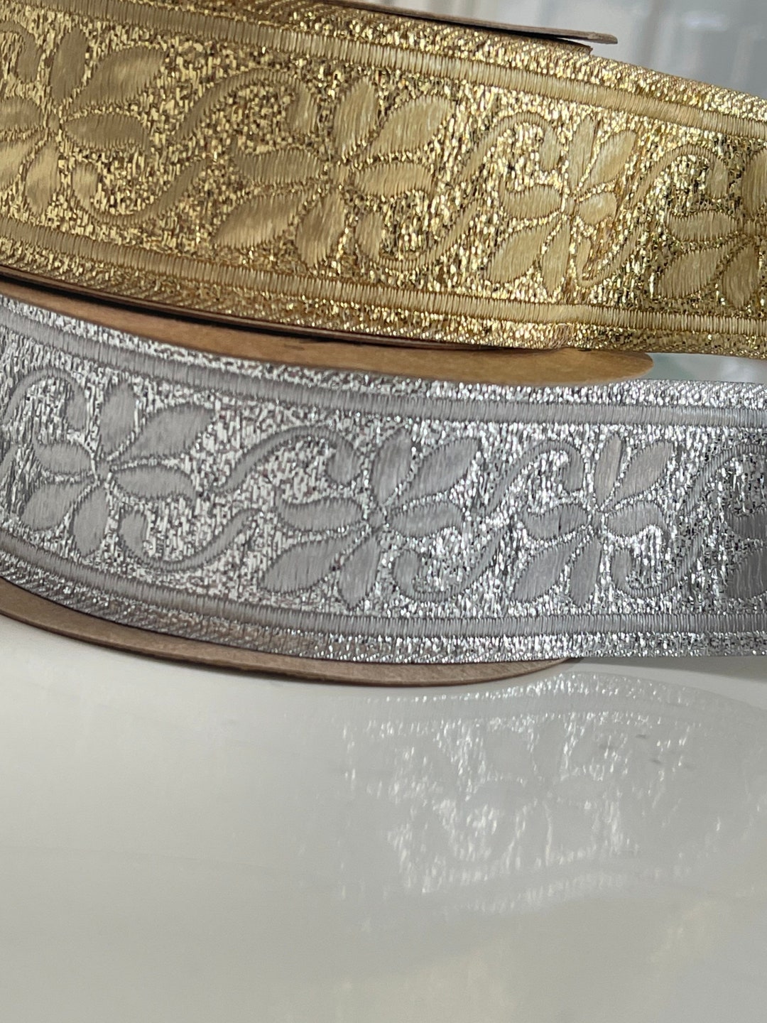 Medieval Ribbon Theatrical Braid 35 Mm Medieval Border Gold Gold Ribbon ...