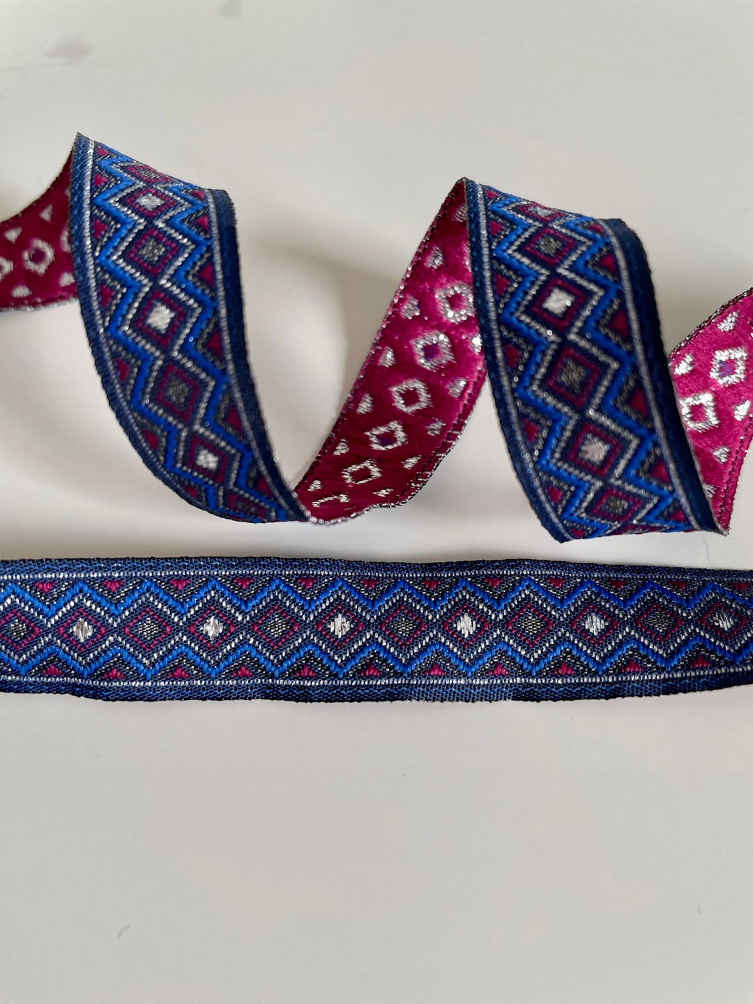 Ethnic Pattern Braid Jacquard Ribbon 15mm Ethnic Craft Ribbon Ethnic ...