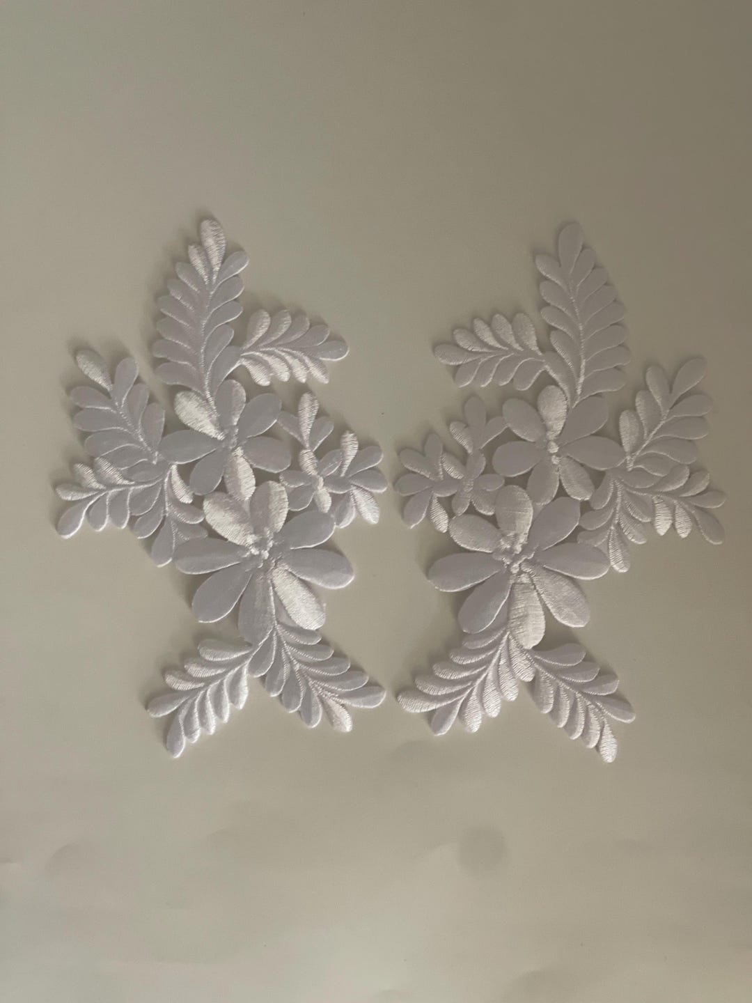 Applique to Stick on Textile Iron-on Applique Iron-on Badge White Iron ...