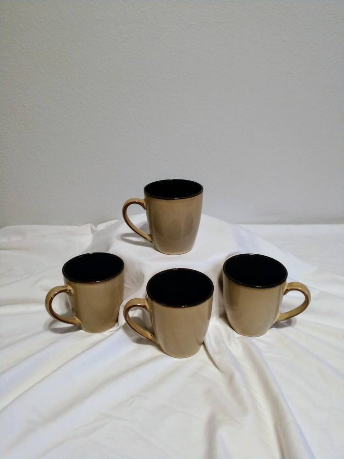 Set of 4 Earthenware Coffee Mugs by Pfaltzgraff. From the Taos - Etsy