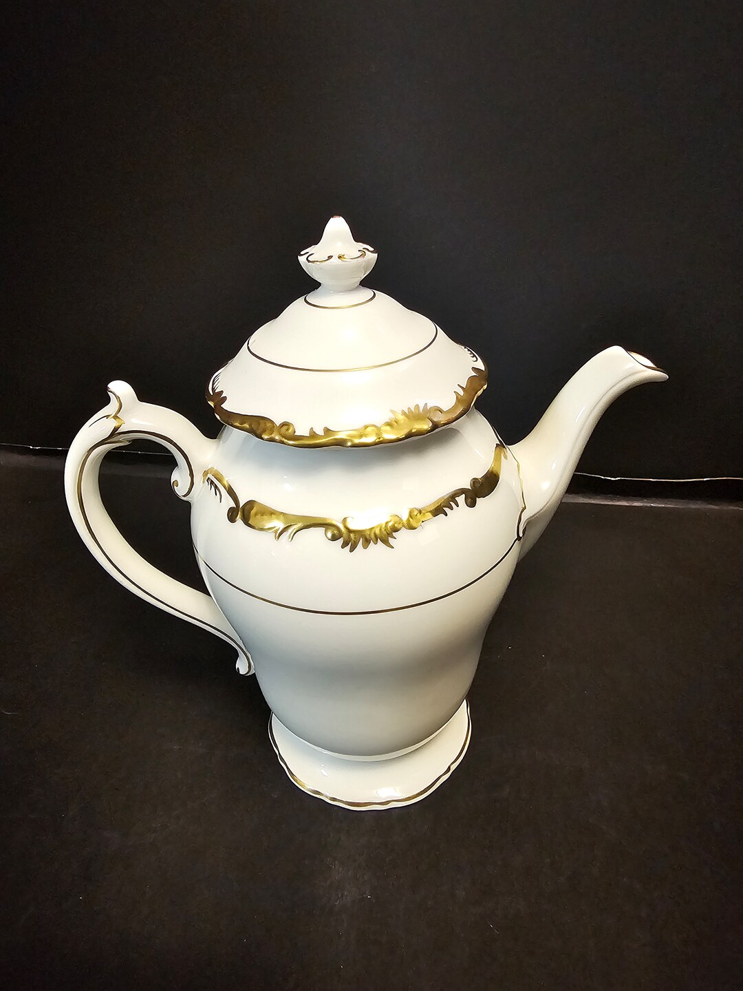 Rare Coalport "admiral" Coffee Pot England 24kt Gold Trim - Etsy