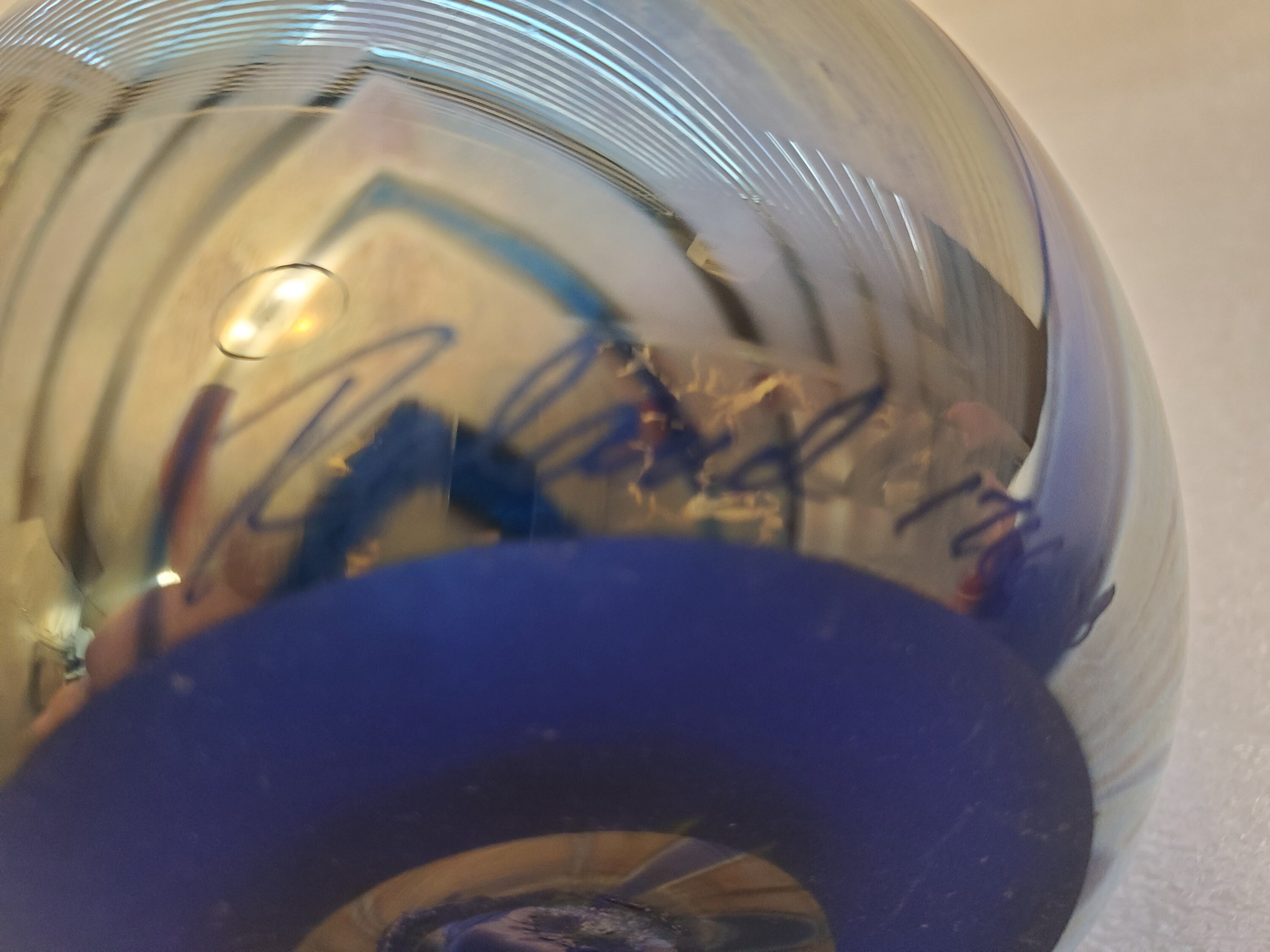 Signed Roger Roland Pulled Feather Art Glass Vase Iridescent - Etsy