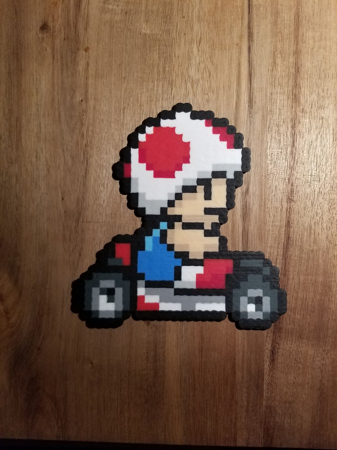 Perler Bead Toad From Super Mario Kart - Etsy