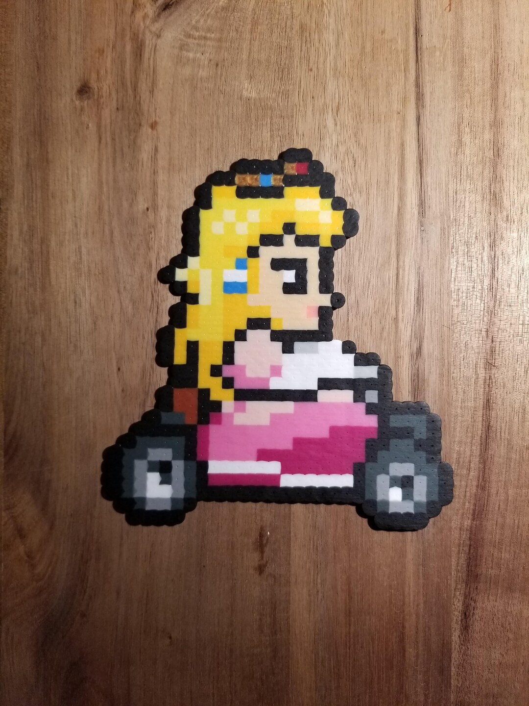 Perler Bead Peach From Super Mario Kart - Etsy