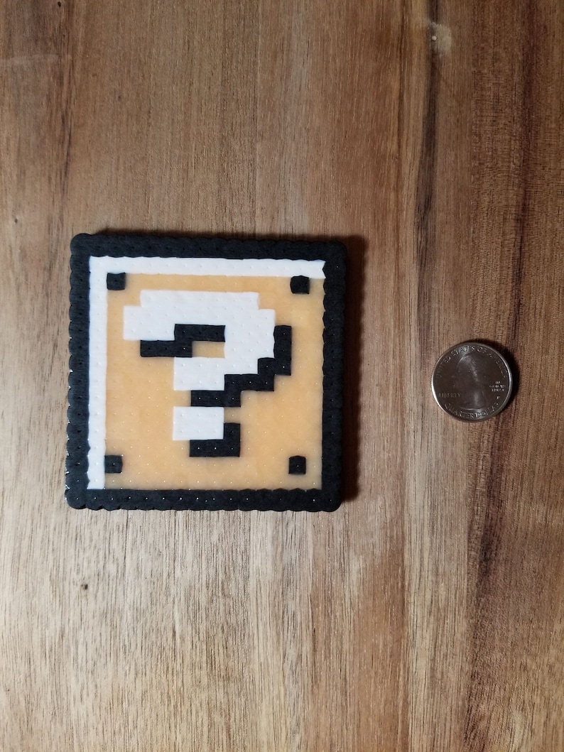 Glow in the Dark Mario Bros. Perler Bead Designs - Etsy Canada