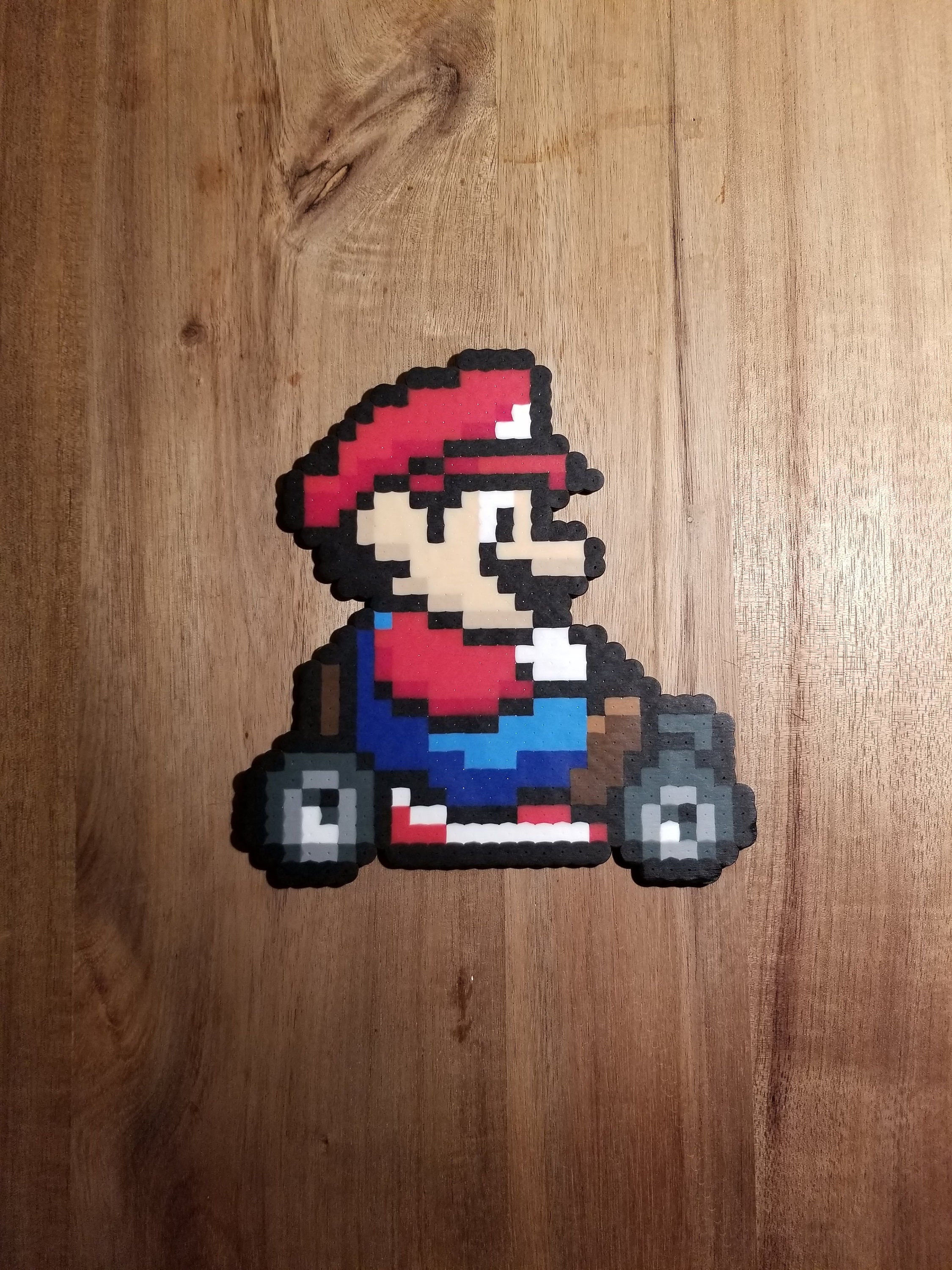 Perler Bead Mario From Super Mario Kart - Etsy
