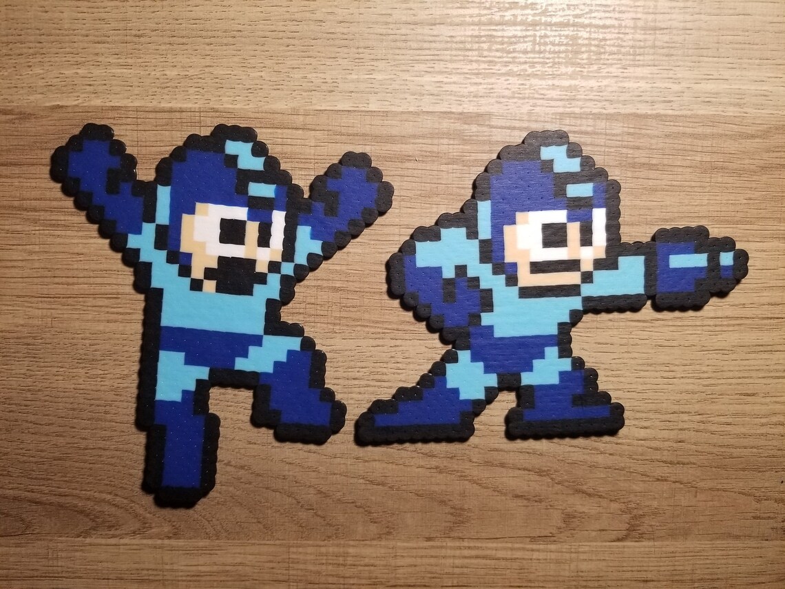 Perler Bead Mega Man - Etsy
