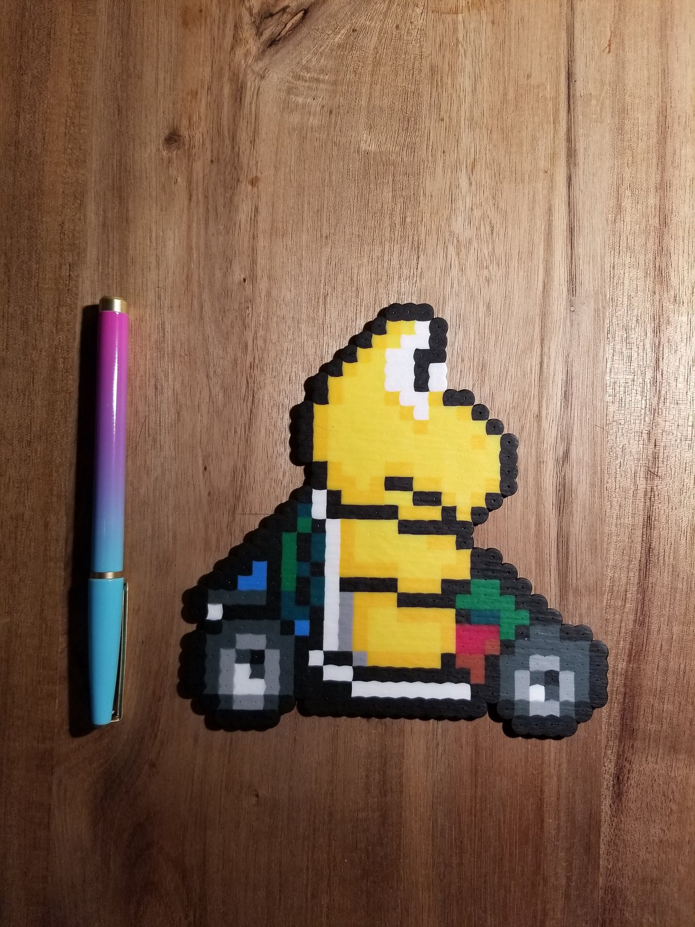 Perler Bead Koopa Troopa From Super Mario Kart - Etsy