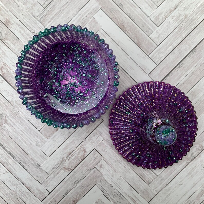 Purple Passion Trinket Box - Etsy