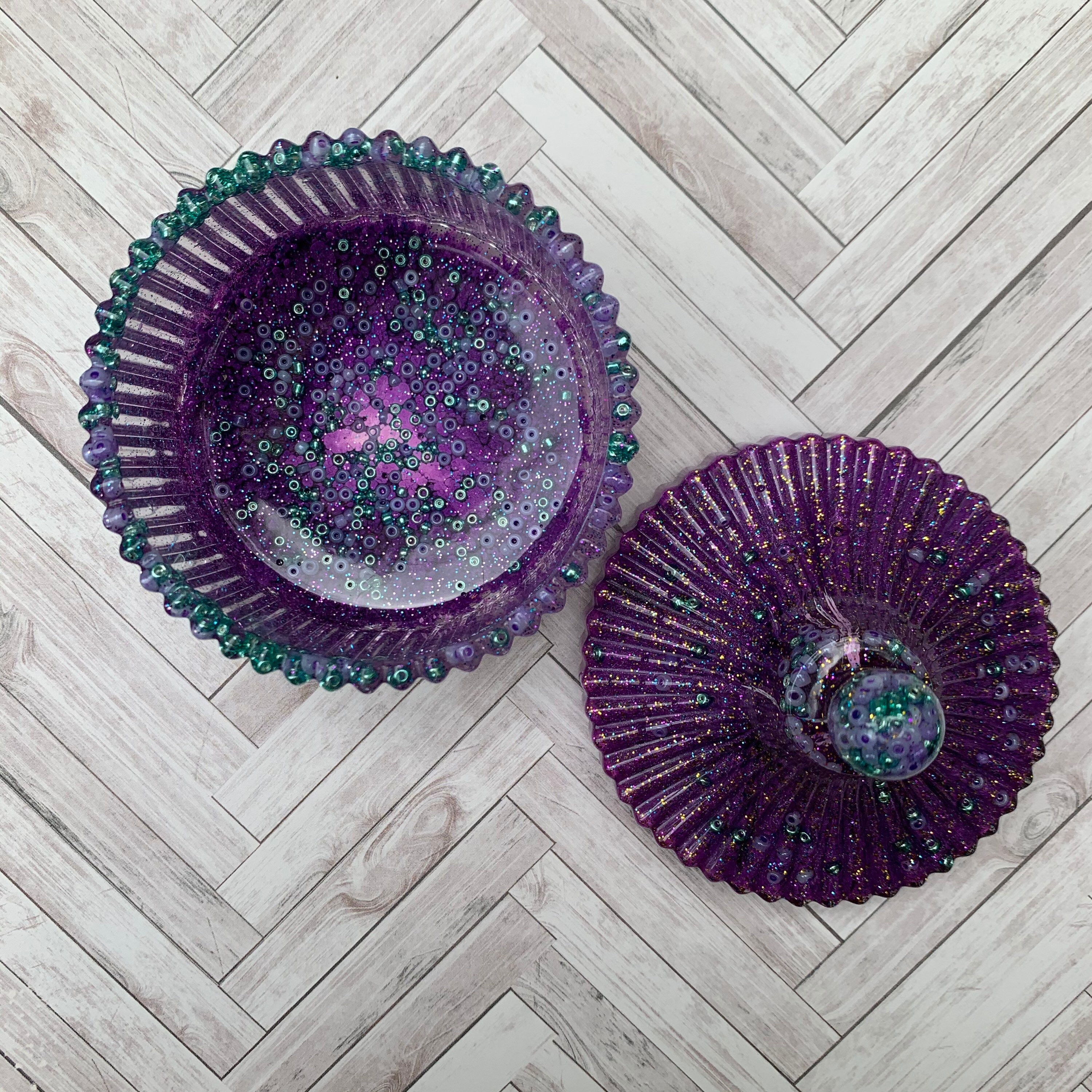 Purple Passion Trinket Box - Etsy