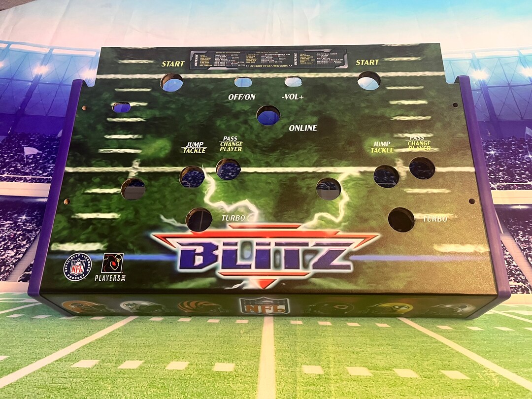 Arcade1up Blitz 2 Player Boss Control Panel for Stock Controls - Etsy