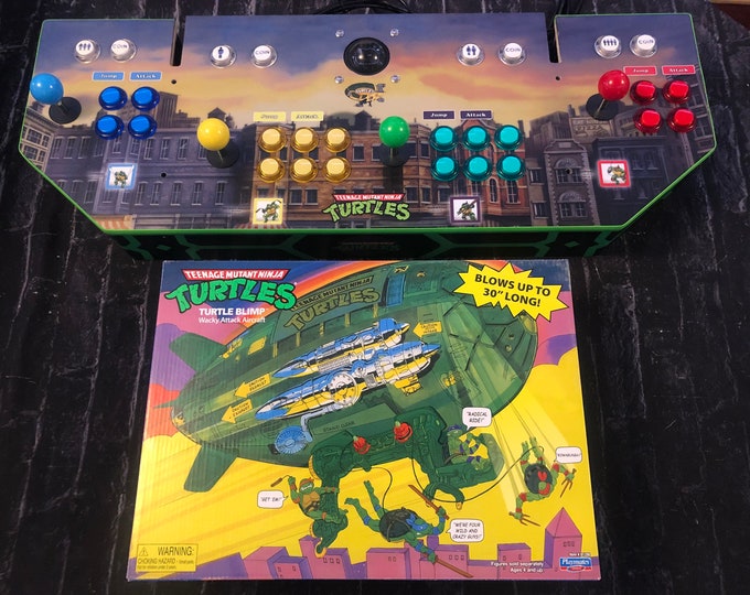 TMNT Arcade 1up Cabinet Riser Graphic Decal Sticker - Etsy
