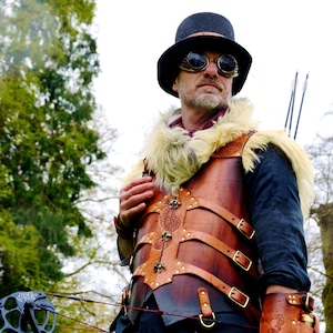 Leather Steampunk Jacket - Etsy