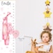 Ballet Growth Chart Dancer Canvas Height Chart Ballet Nursery - Etsy