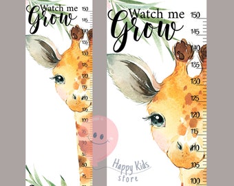 Giraffe Growth Chart | Etsy