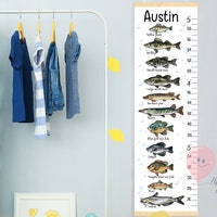 Anchor Height Chart Custom Growth Chart Nautical Nursery Under the Sea ...