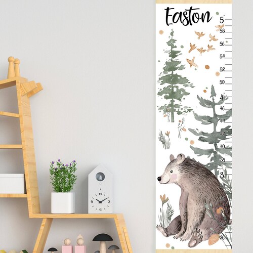 Fox Height Chart Personalized Growth Chart Woodland Animals - Etsy UK