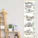 Cute Koala Growth Chart Nursery Art Canvas Personalized Growth | Etsy