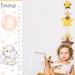 Bunny With Balloon Growth Chart Canvas Personalized Height Chart Cute ...