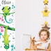Chameleon Height Chart Lizards Growth Chart Theme Nursery Art Kids Room ...